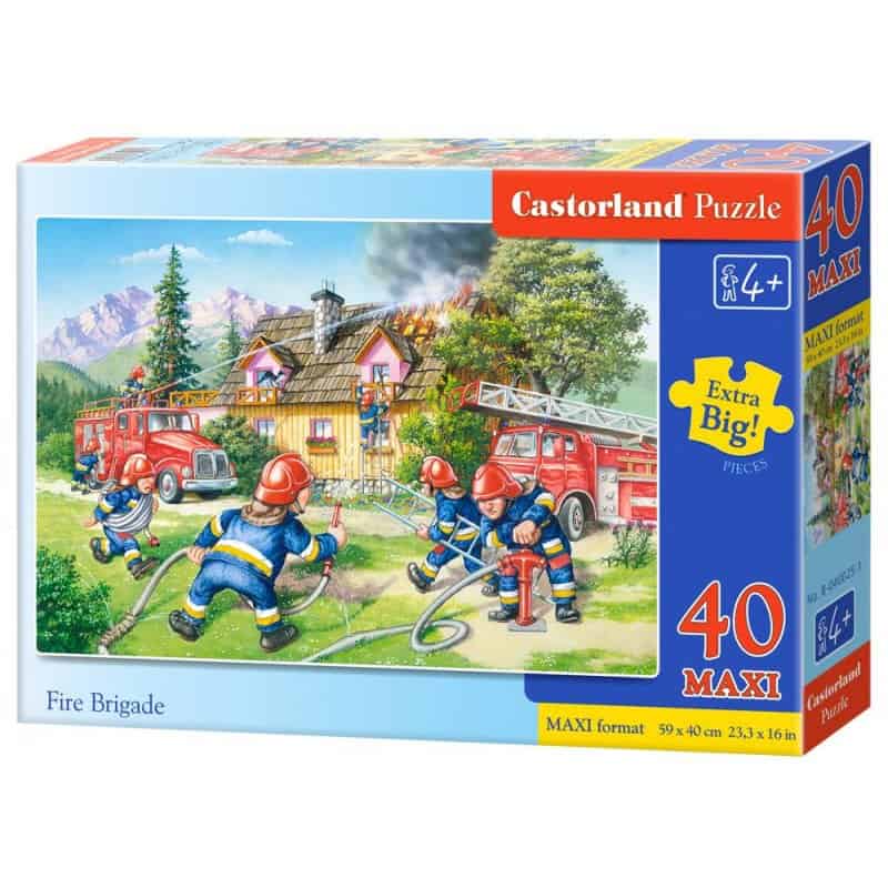 Puzzle 40 maxi elementów Fire Brigade - Gapik.pl
